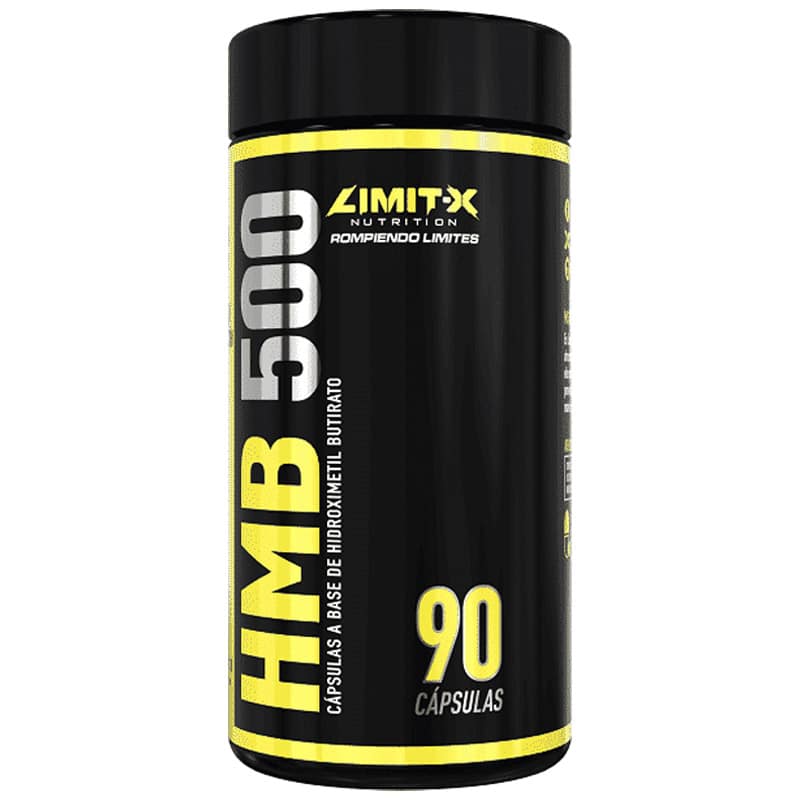HMB 500 Limit-X Nutrition | Quemador de Grasa 90 Cápsulas